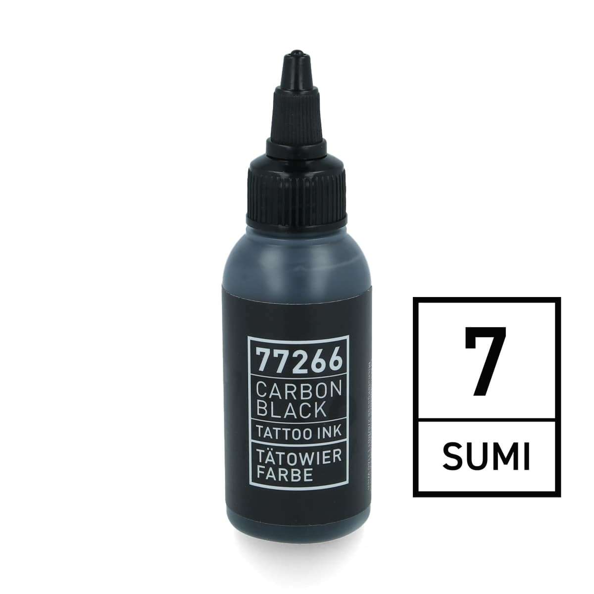 Carbon Black - Sumi 07 - Tattoofarbe | Carbon Black 77266 | Tattoofarbe ...
